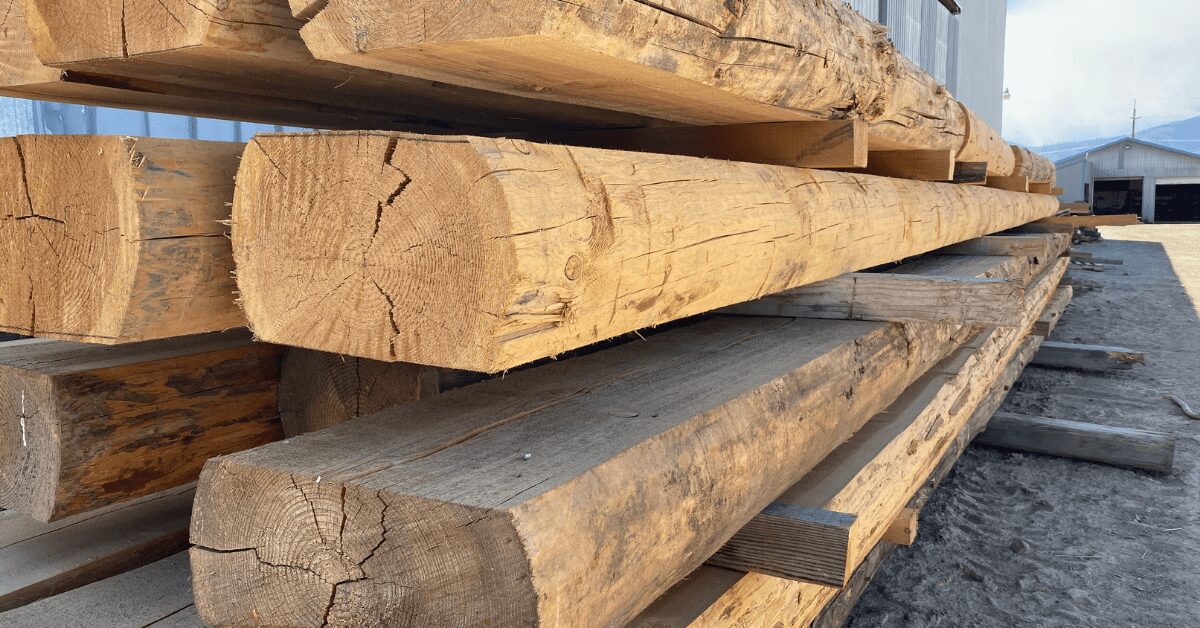 Charming Hybrid Log Home