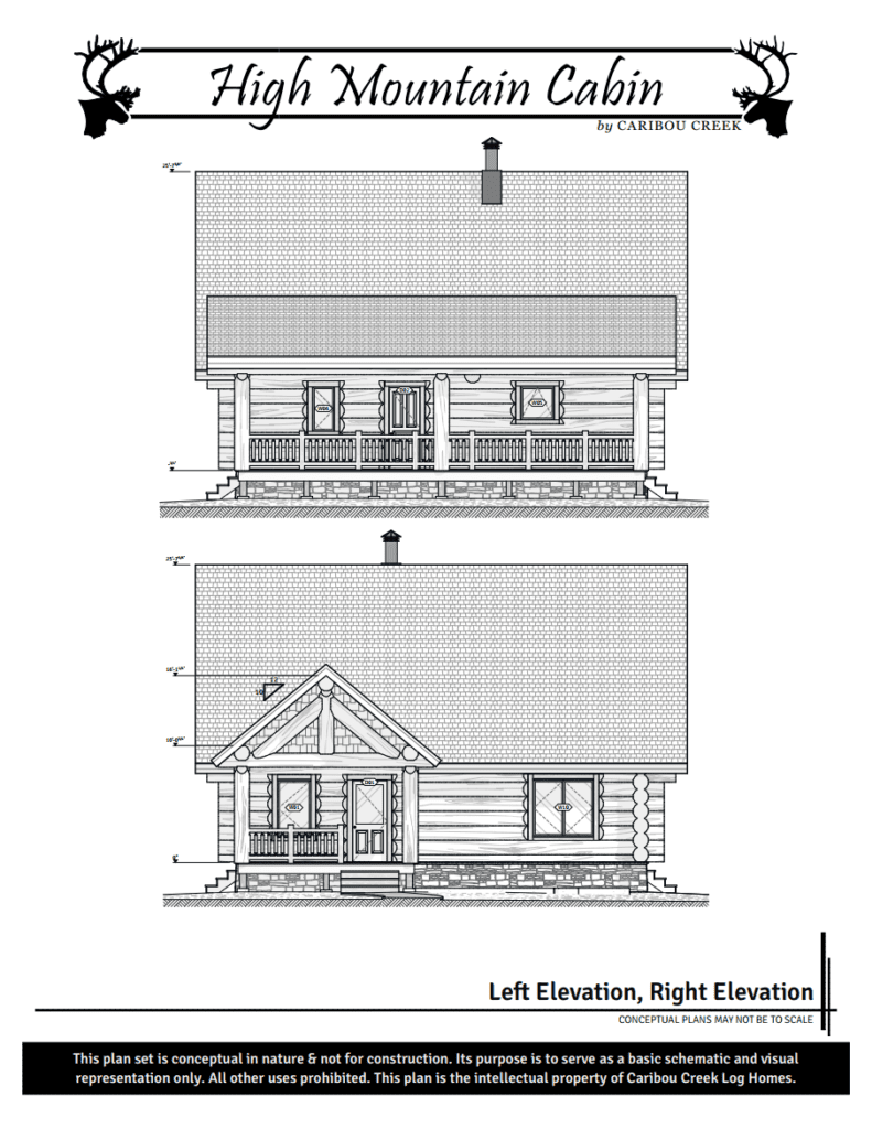 High Mountain Cabin - Caribou Creek Log Homes