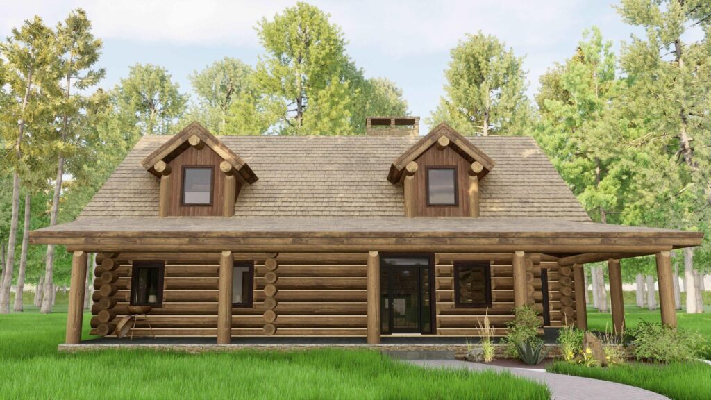 Salmon River Cabin - Caribou Creek Log Homes